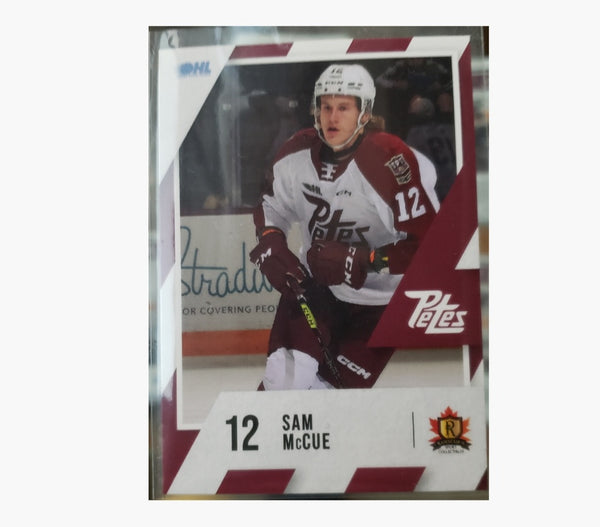 2023-24 Sam McCue Petes card no. 12 – Petes Souvenir Store